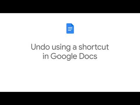How to: Undo using shortcut in Google Docs - Blue Chip Technologies Ltd.